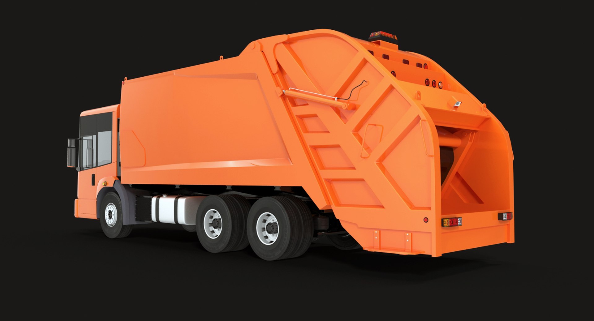3d econic garbage truck model