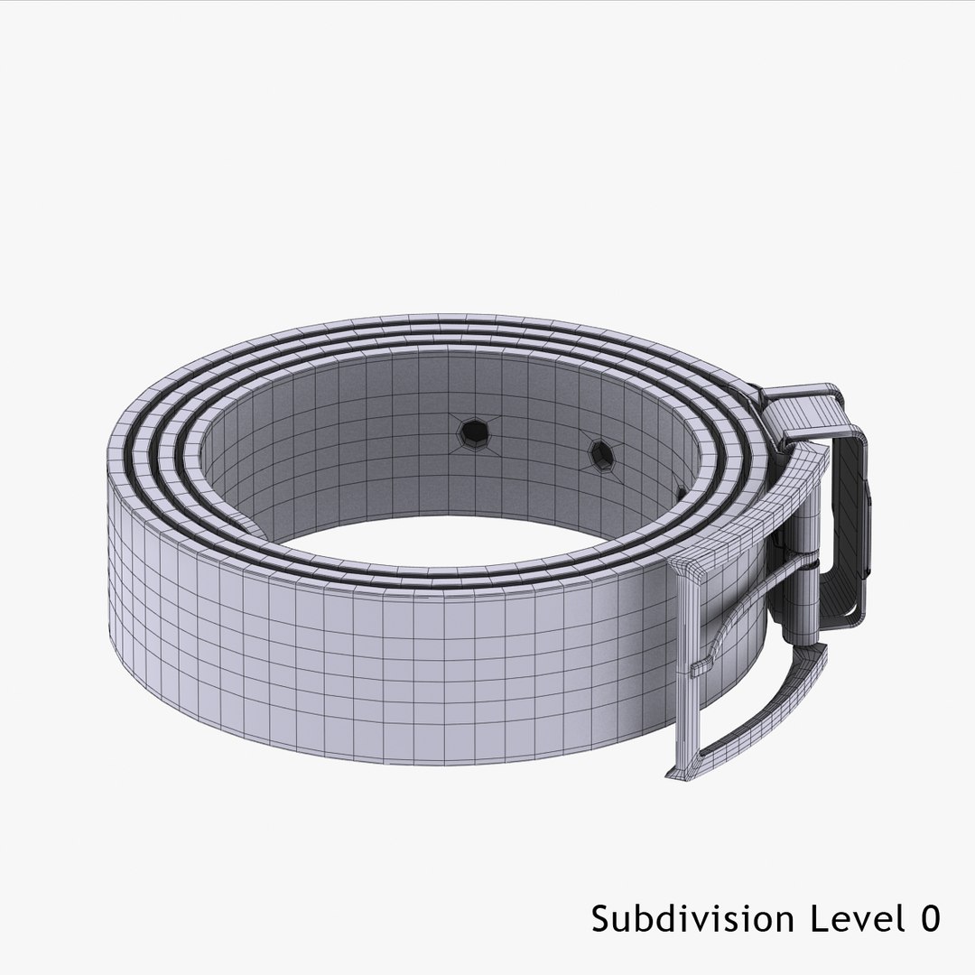 belt realistic 2012 3d model