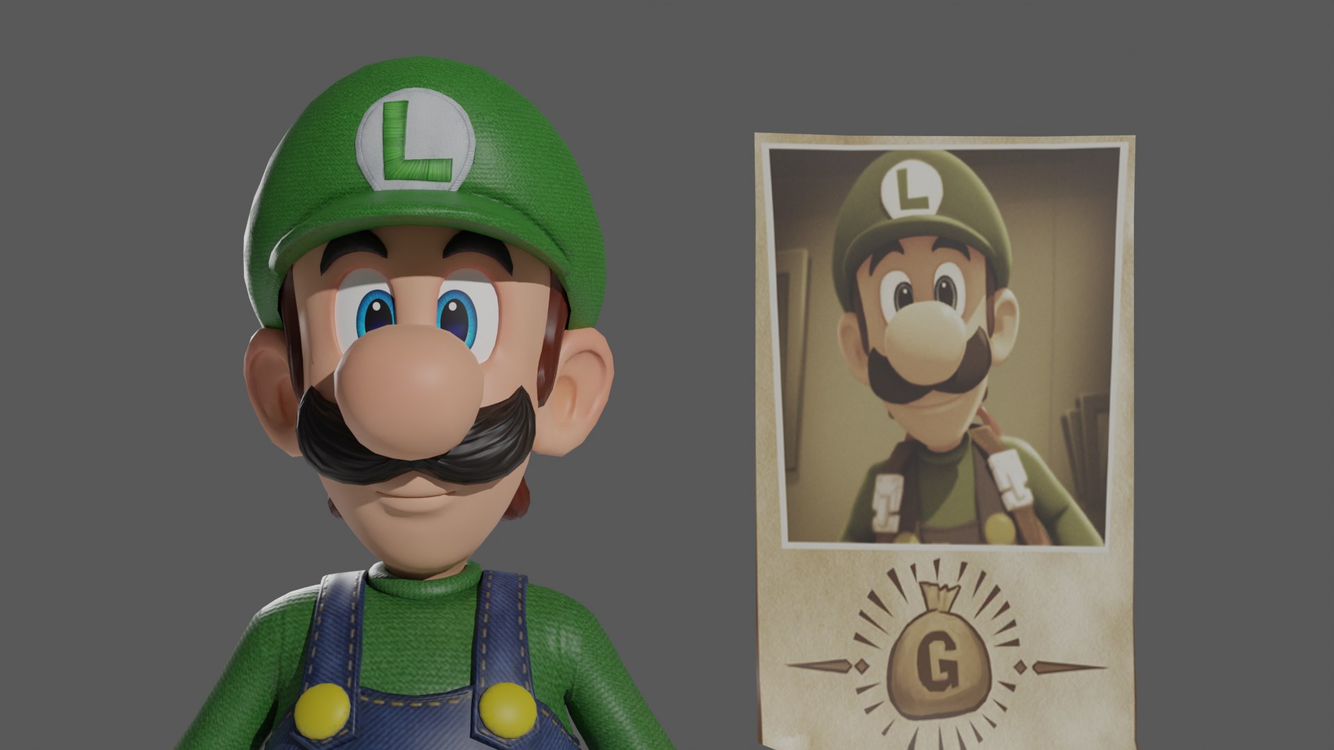 modelo 3d Luigi - TurboSquid 2024065