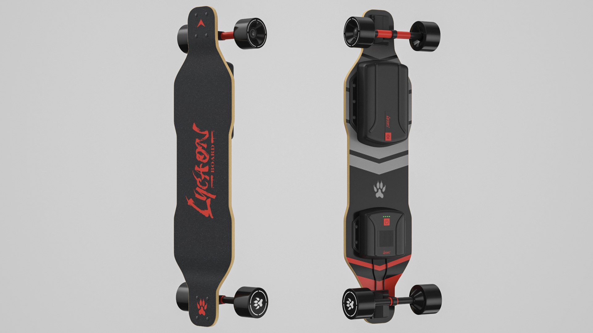 Lycaon GR Electric Skateboard 3D - TurboSquid 1883535