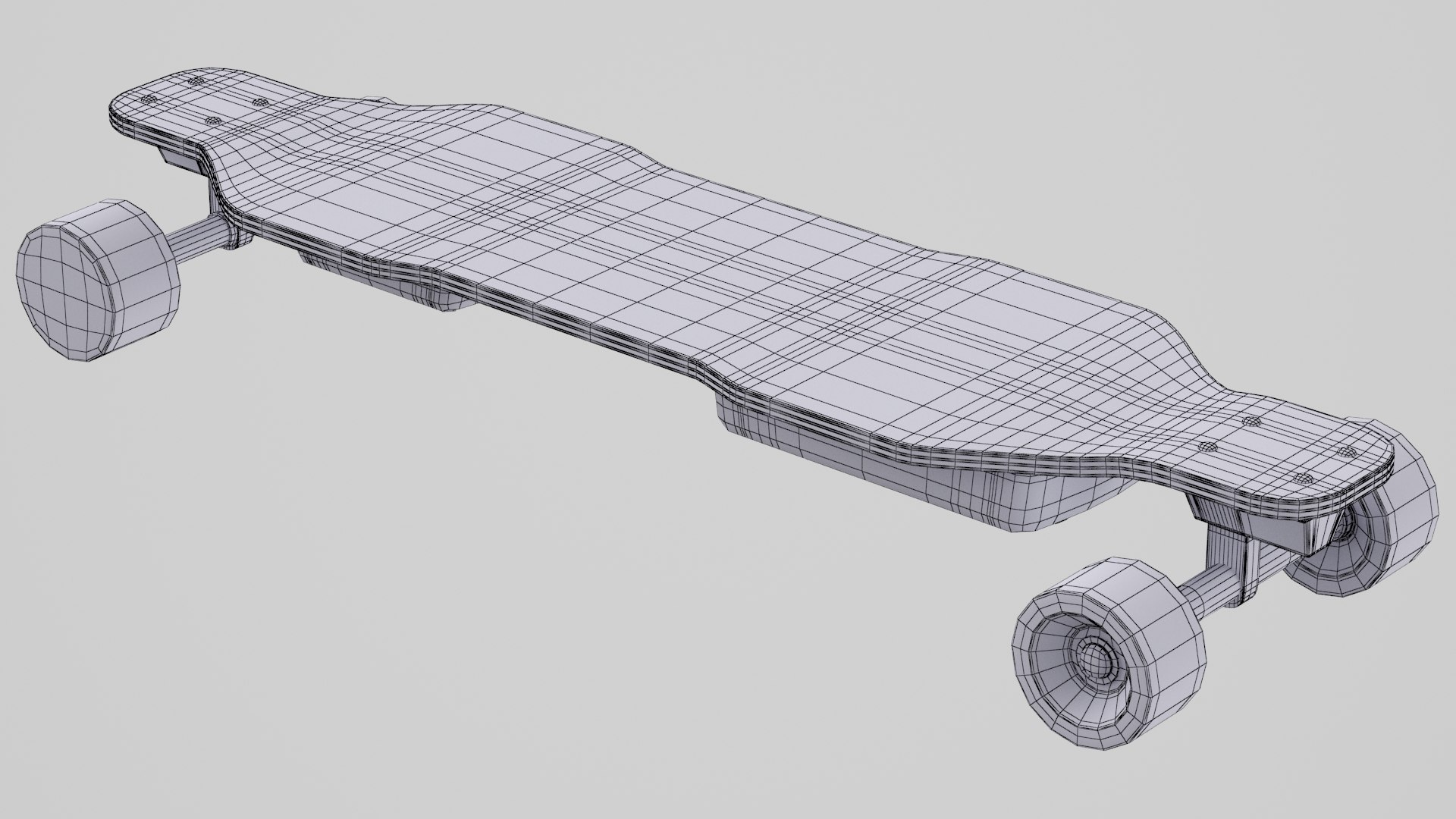 Lycaon GR Electric Skateboard 3D - TurboSquid 1883535