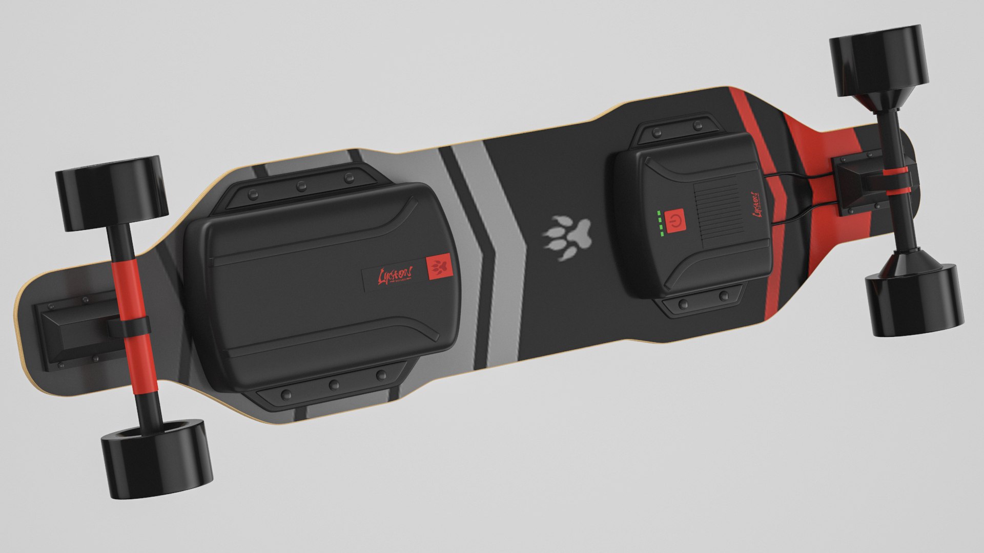Lycaon GR Electric Skateboard 3D - TurboSquid 1883535