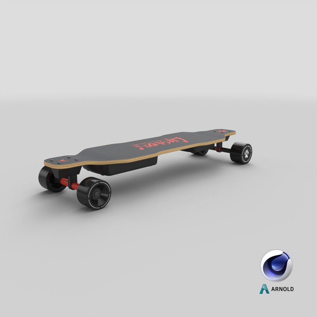 Lycaon GR Electric Skateboard 3D - TurboSquid 1883535