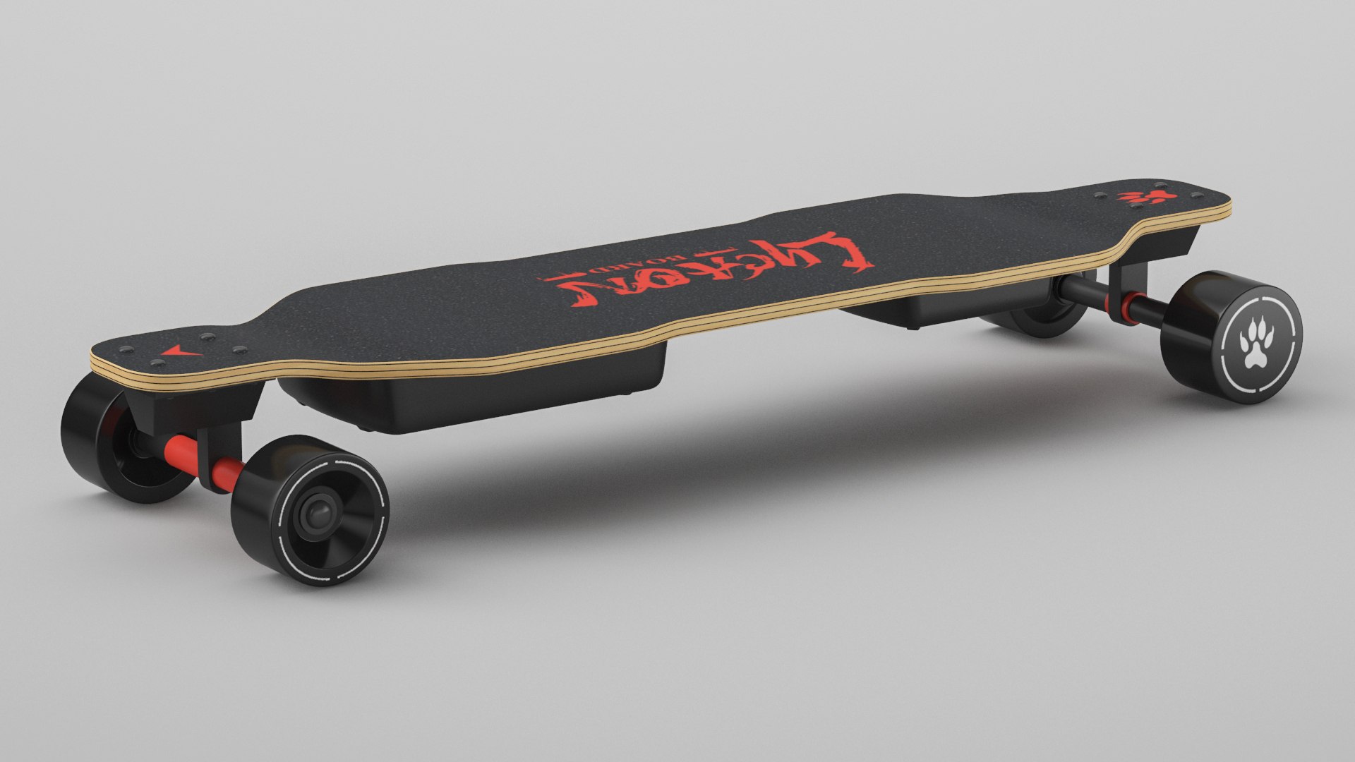 Lycaon GR Electric Skateboard 3D - TurboSquid 1883535