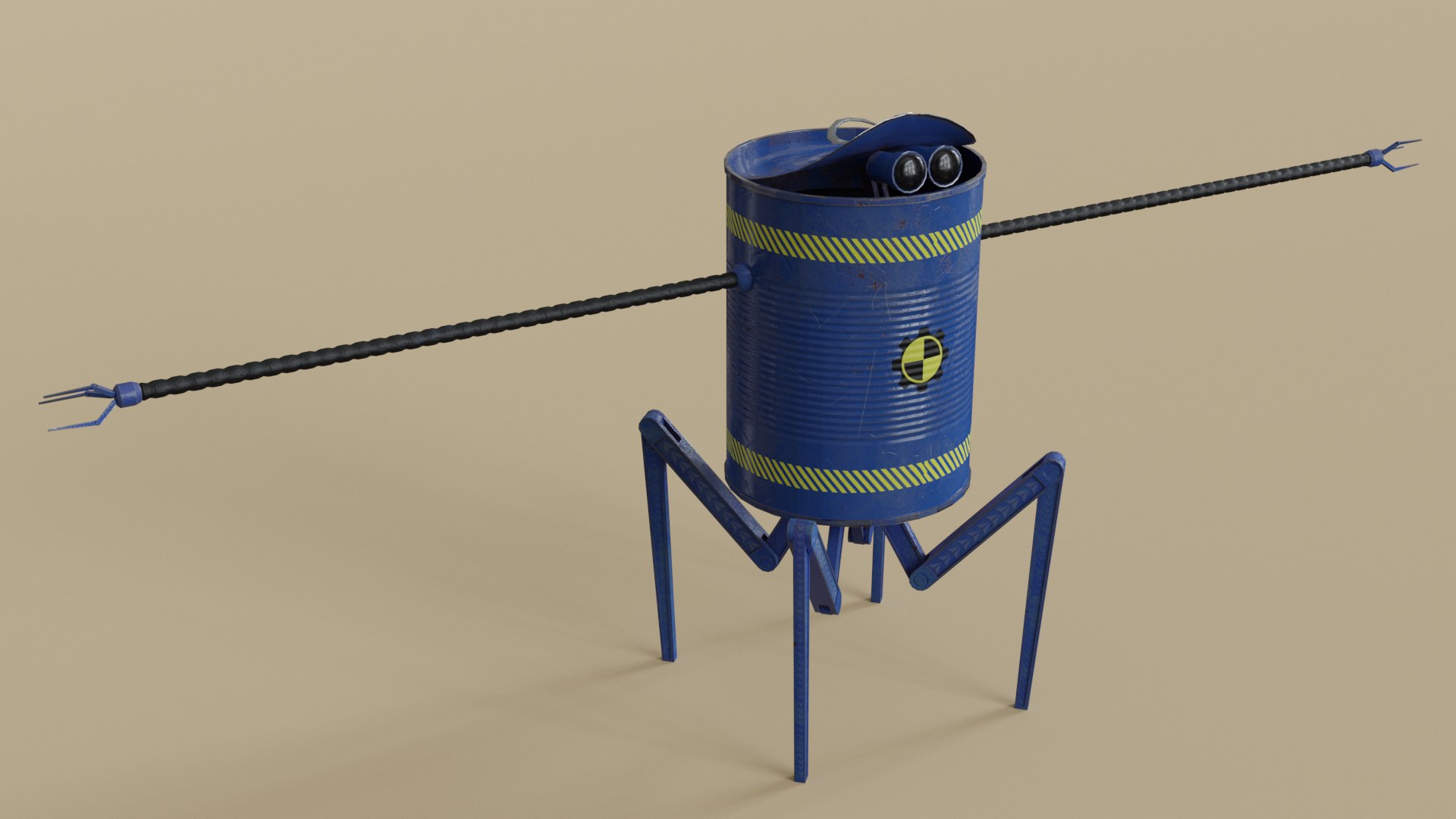 Robot Canned Spider Bot 3D model - TurboSquid 1769363