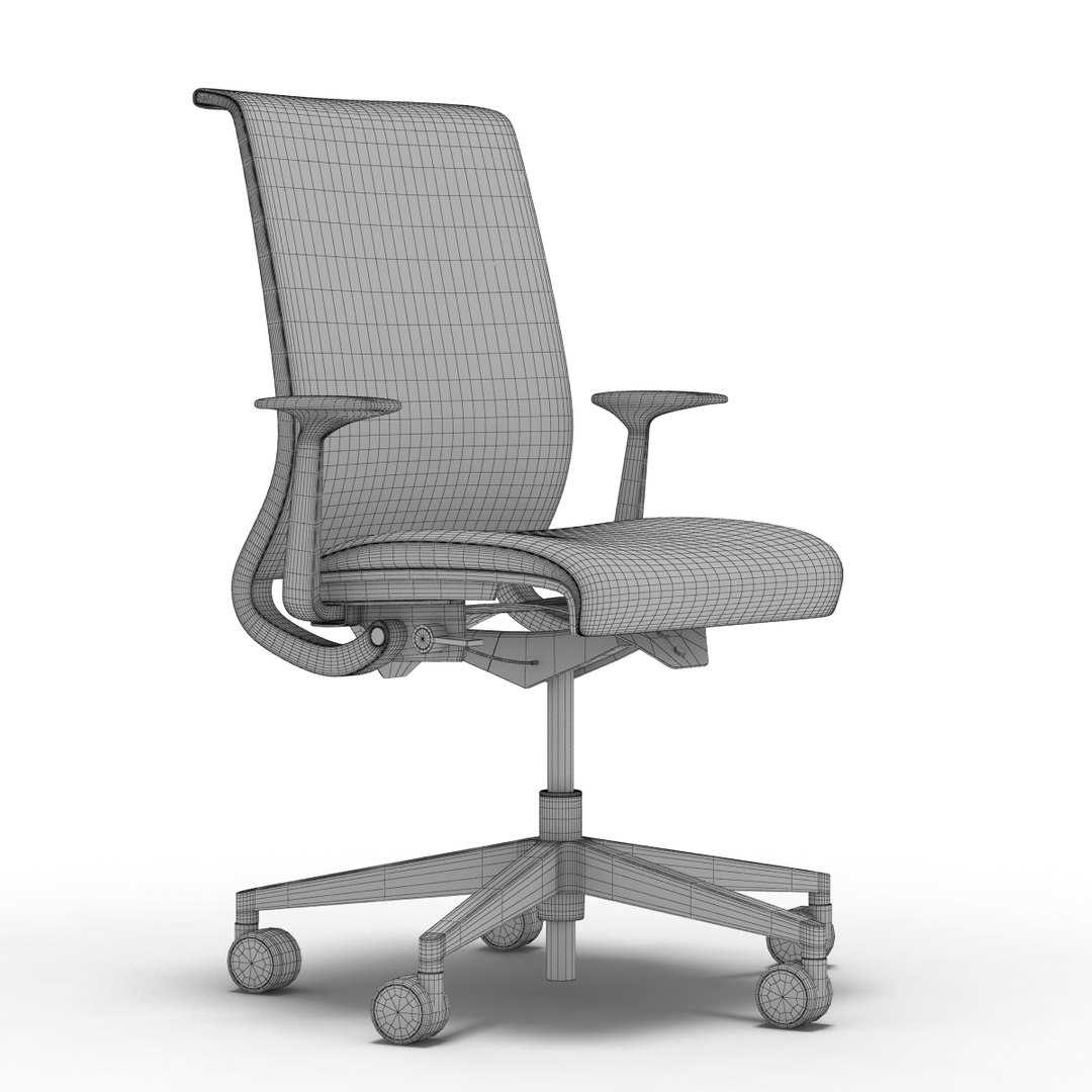 3dsmax crate barrel - steelcase