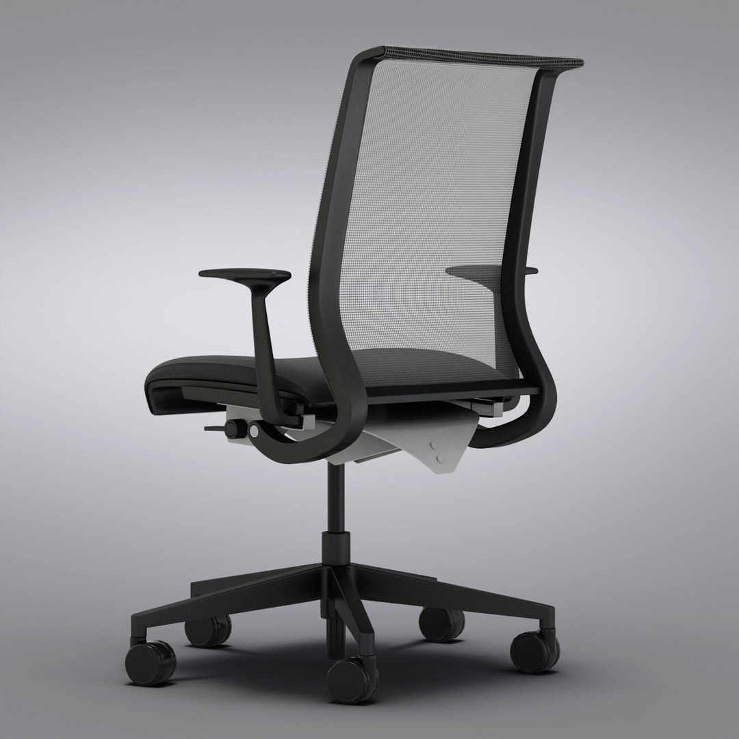 3dsmax Crate Barrel - Steelcase