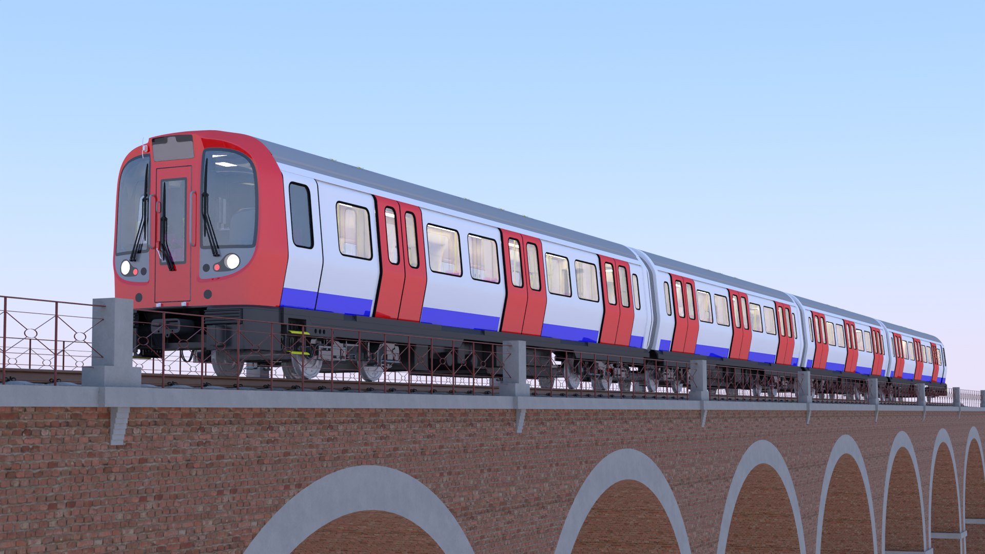 3D London Underground Viaduct Model - TurboSquid 2288390