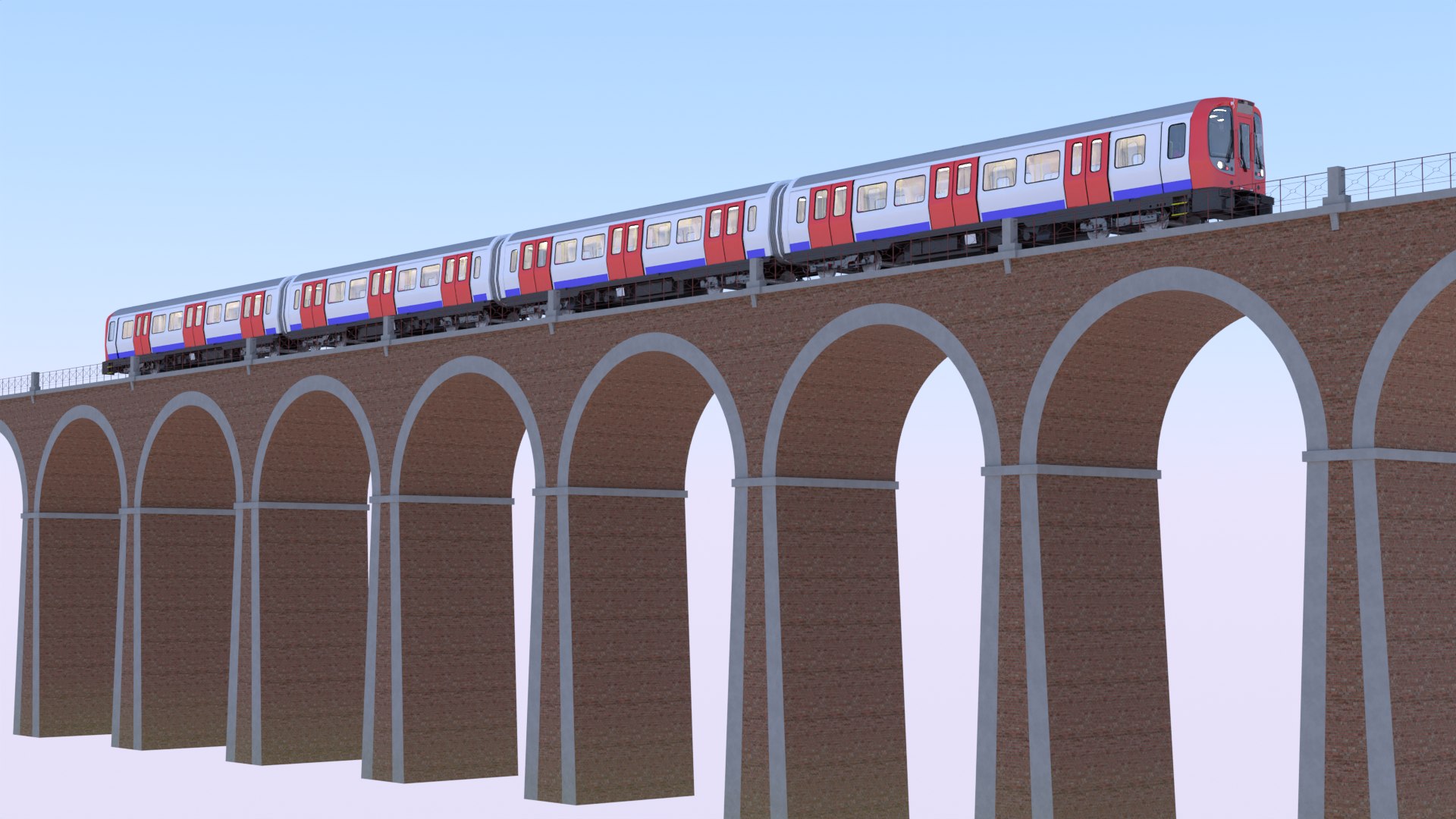3D London Underground Viaduct Model - TurboSquid 2288390