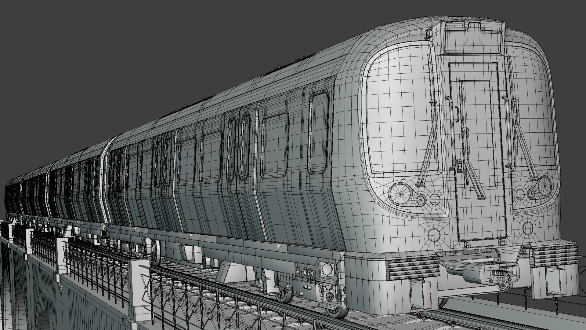 3D London Underground Viaduct Model - TurboSquid 2288390