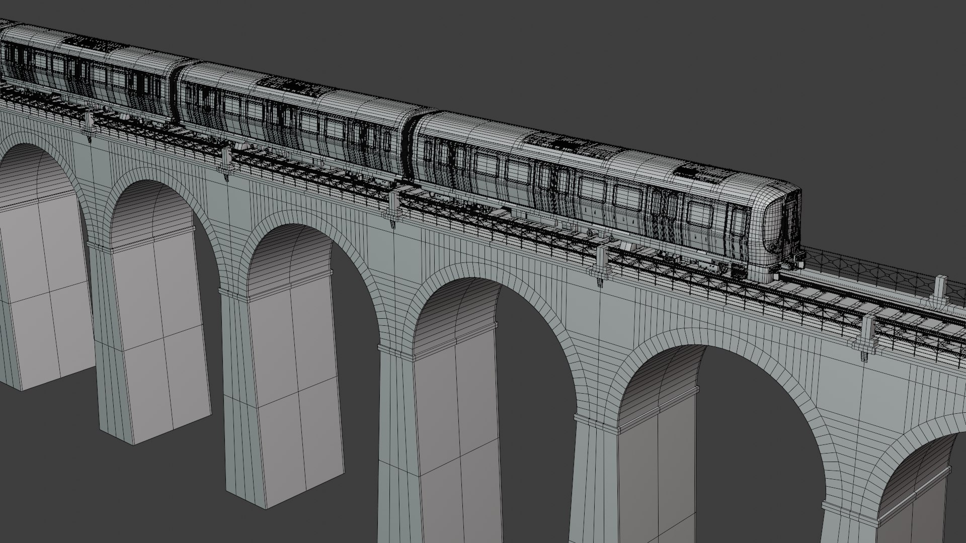 3D London Underground Viaduct Model - TurboSquid 2288390