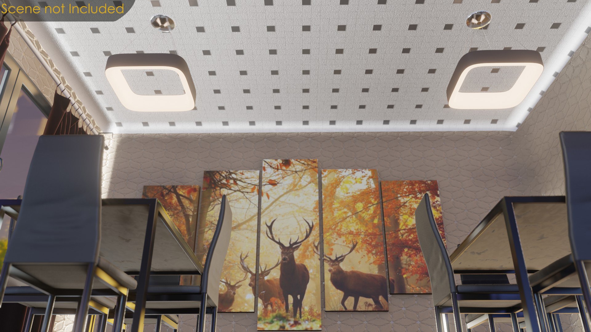 Ceiling Lights Box 3D - TurboSquid 1610371