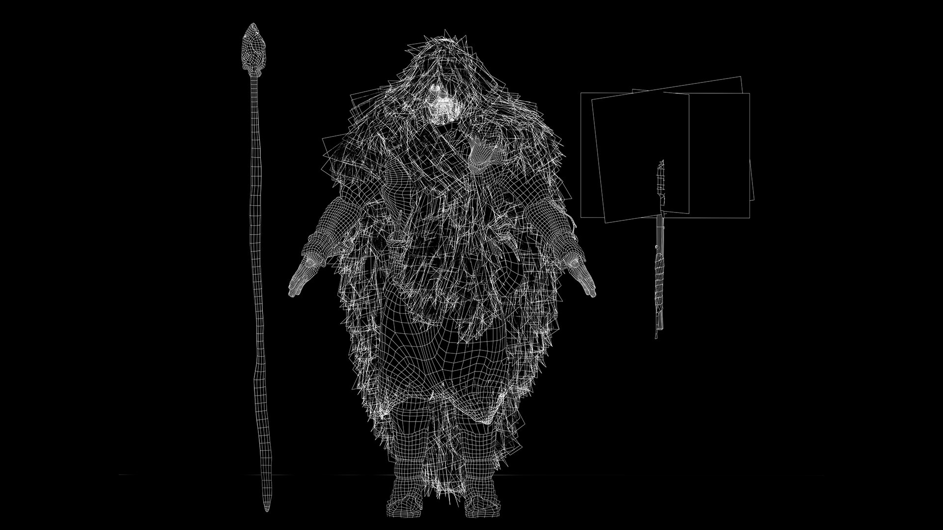 3D Ancient Cave Hunter Model - TurboSquid 2400669