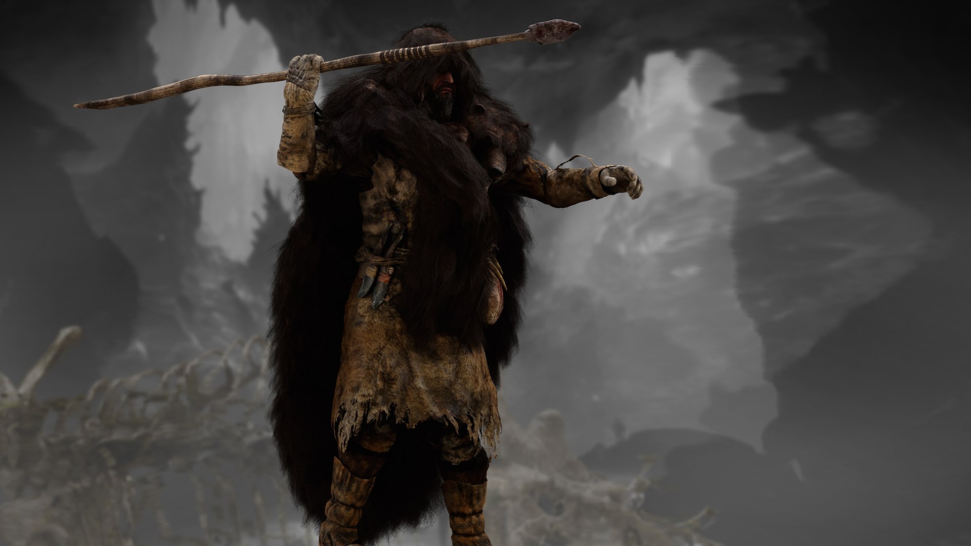 3D Ancient Cave Hunter Model - TurboSquid 2400669
