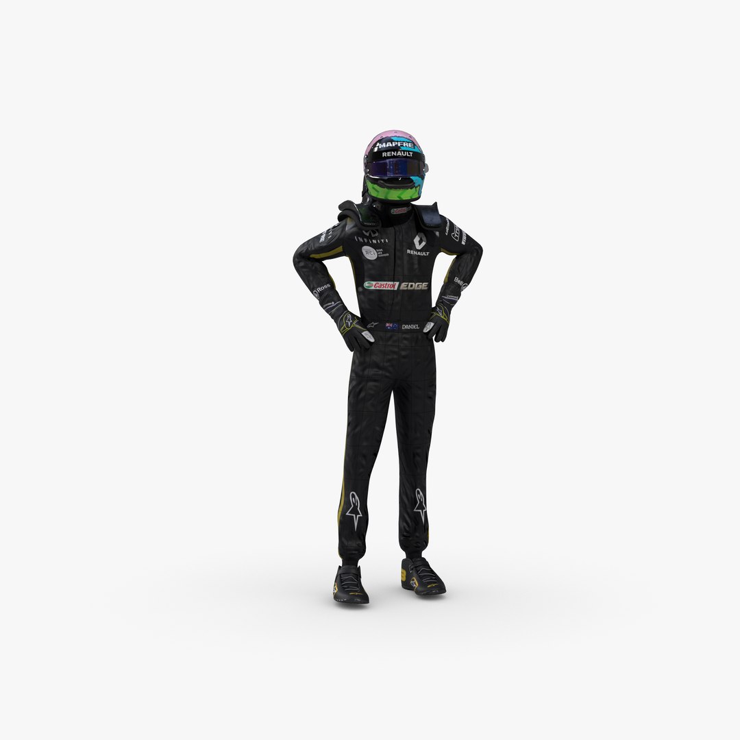 3D Daniel Ricciardo 2019 Model - TurboSquid 1477291