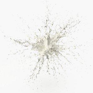 3D Milk Splash - TurboSquid 1286000
