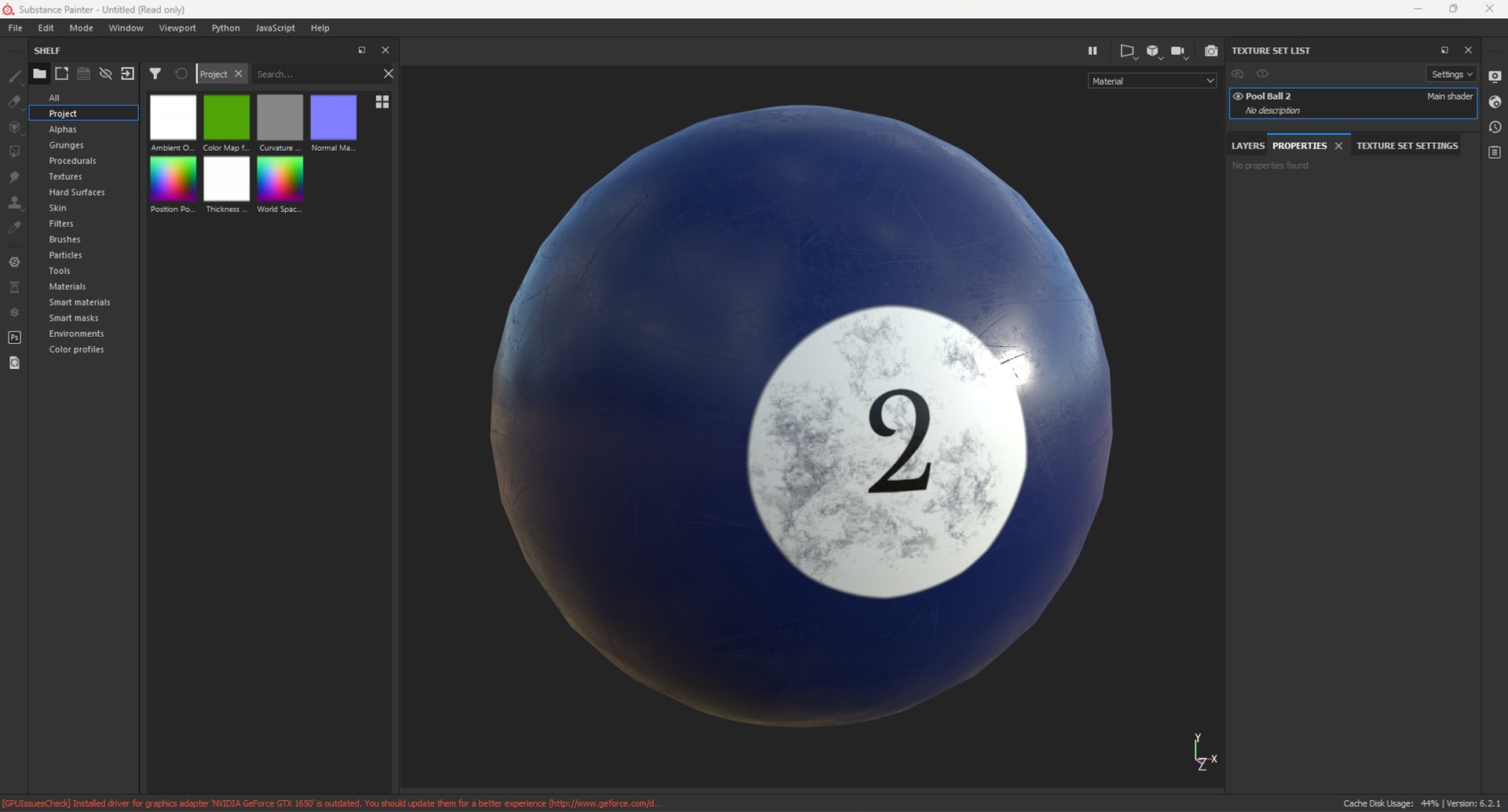3D Pool Ball 2 Model - TurboSquid 2159349