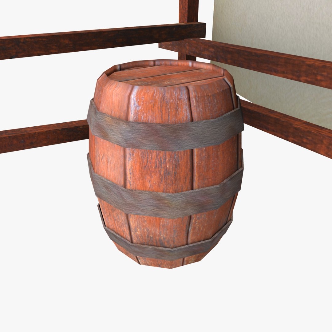 3d Market Stand Model