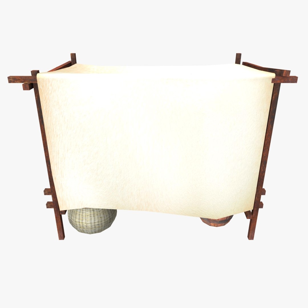 3d Market Stand Model