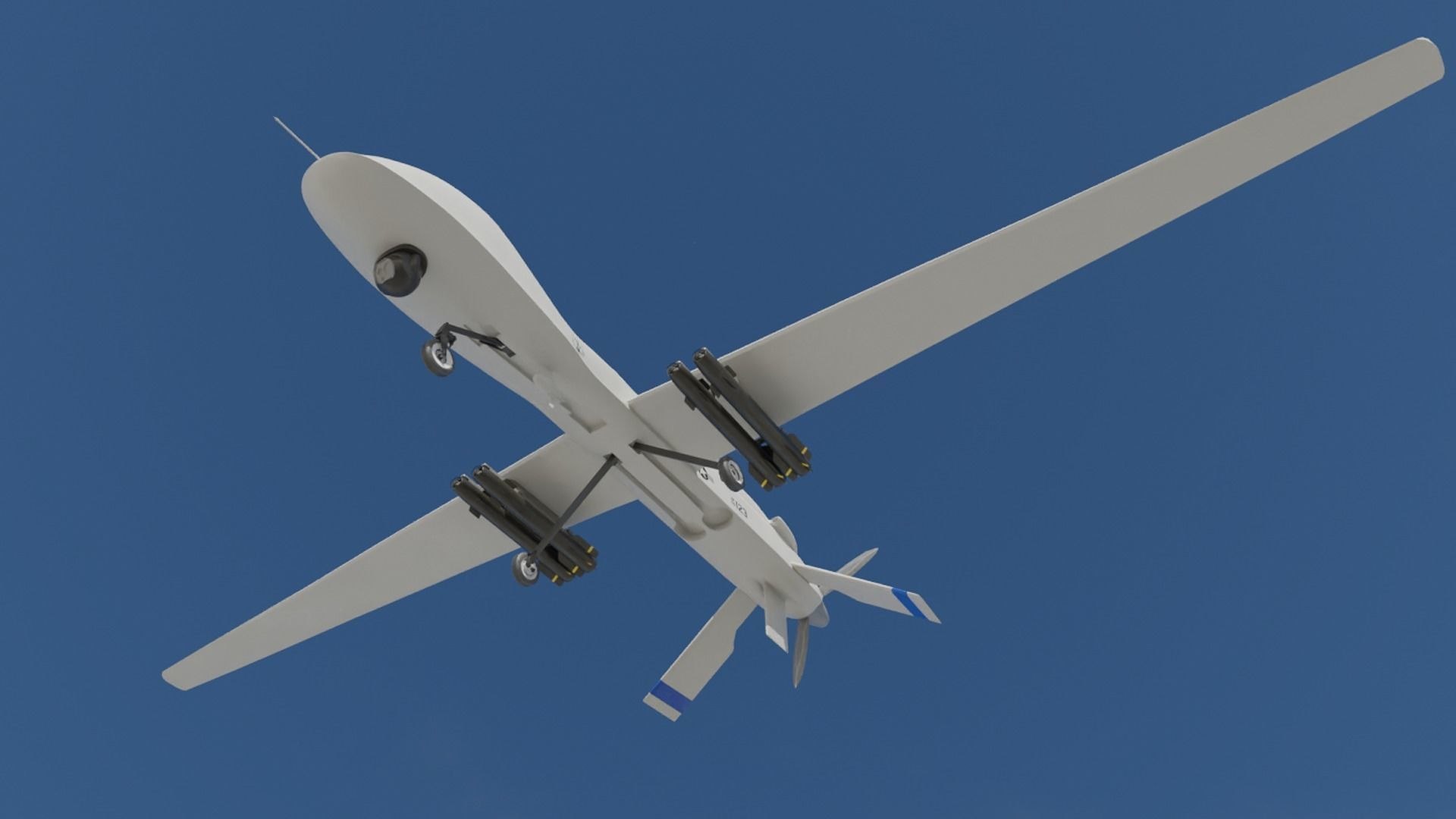 3D General Atomics MQ-1C Gray Eagle Drone Model - TurboSquid 2205654