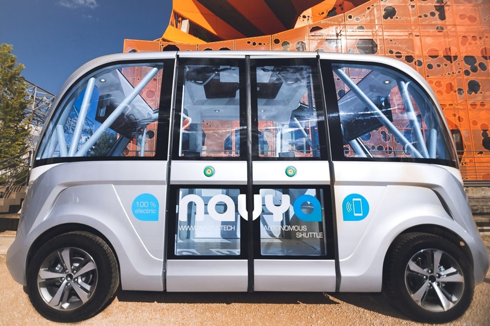 3D Driverless Shuttle Bus Navya Model - TurboSquid 1296293