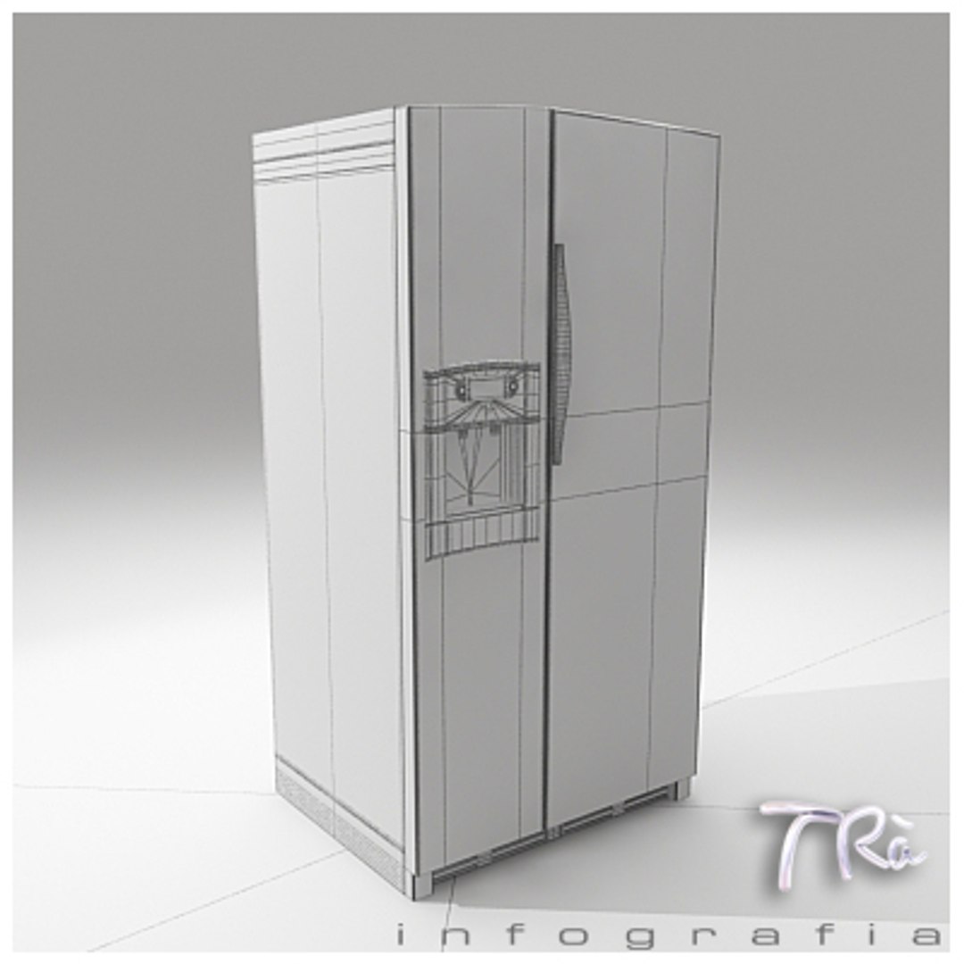 Fridge Interior 3d Model