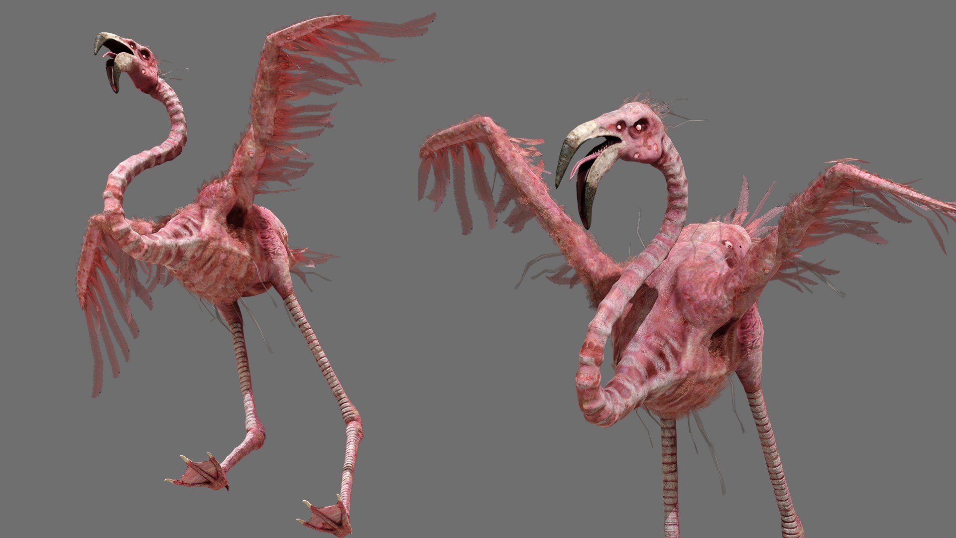 3D Model Flamingo Pbr - TurboSquid 1624758