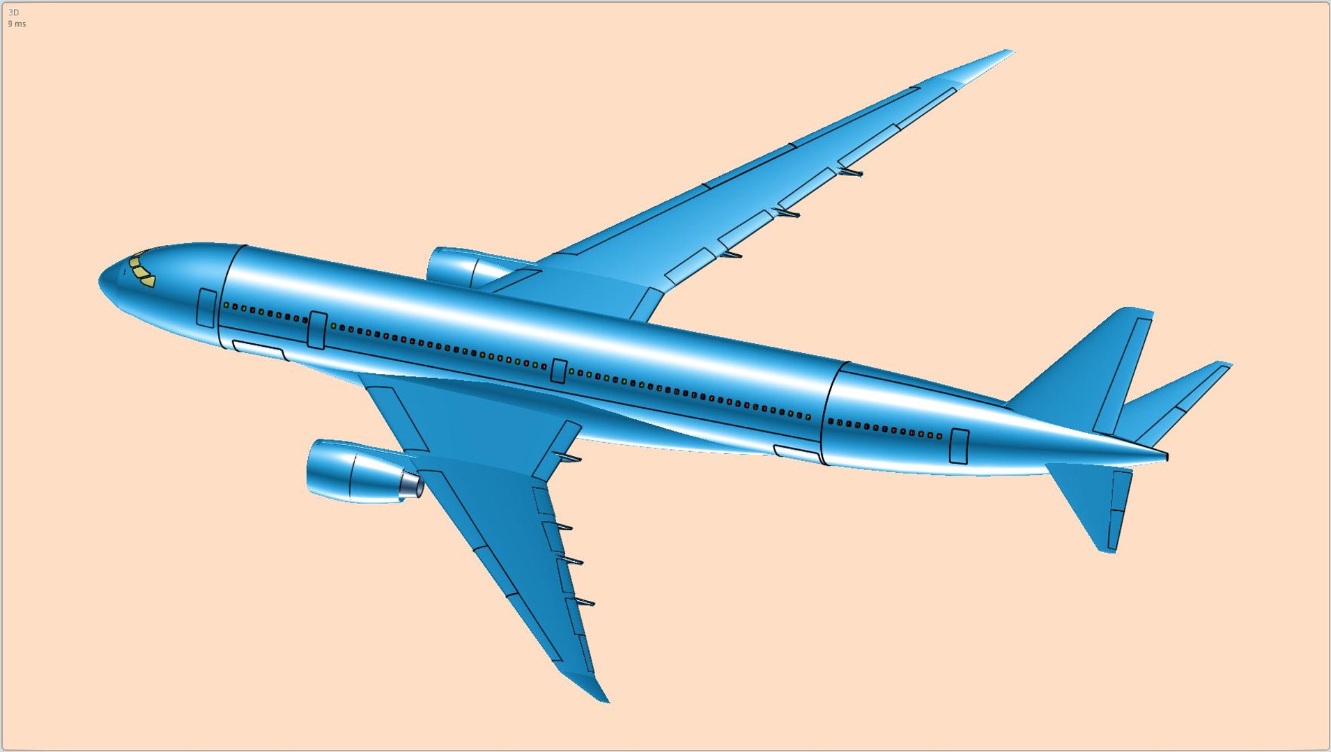 Airbus A350-900 Rev 3 3D - TurboSquid 1287315