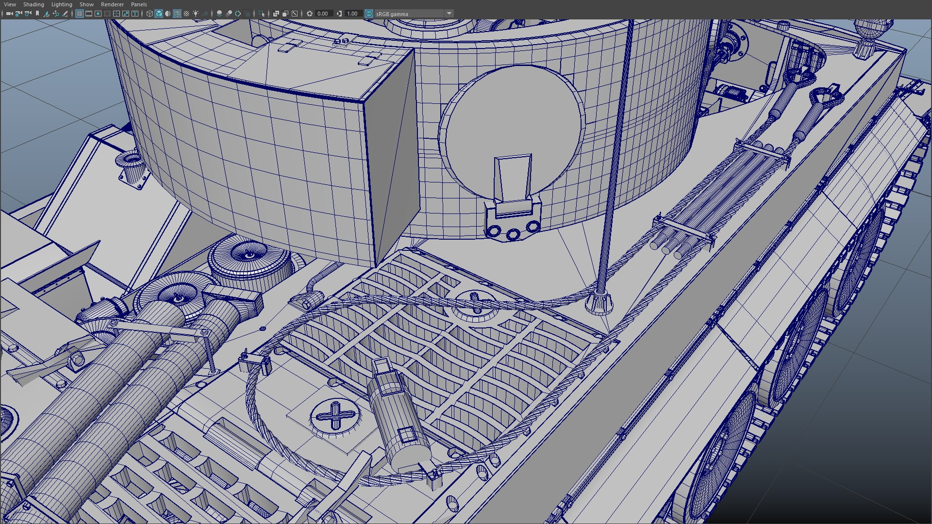 Tiger I Early Type Full Interior 3D Model - TurboSquid 1825278