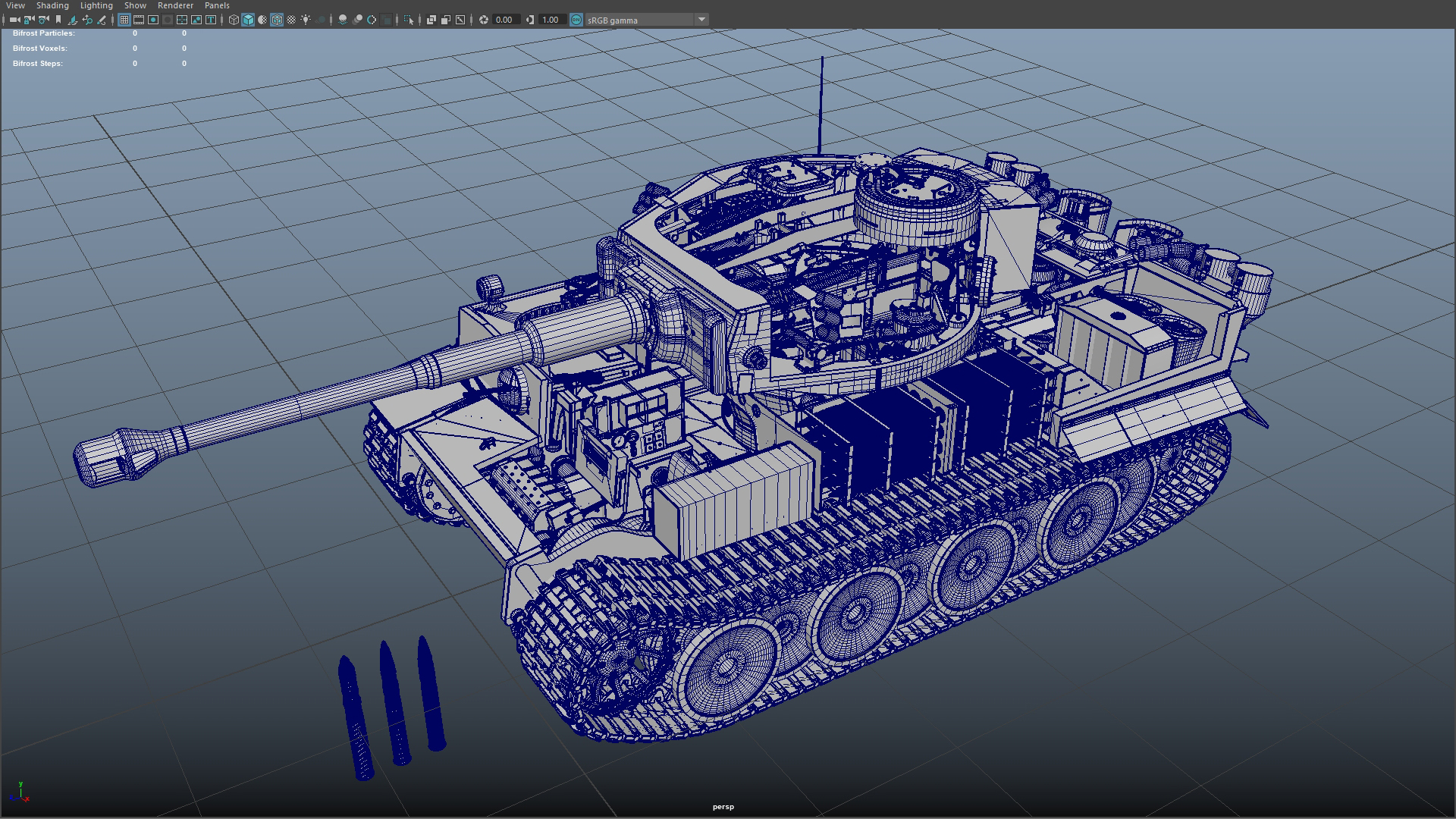 Tiger I Early Type Full Interior 3D model - TurboSquid 1825278