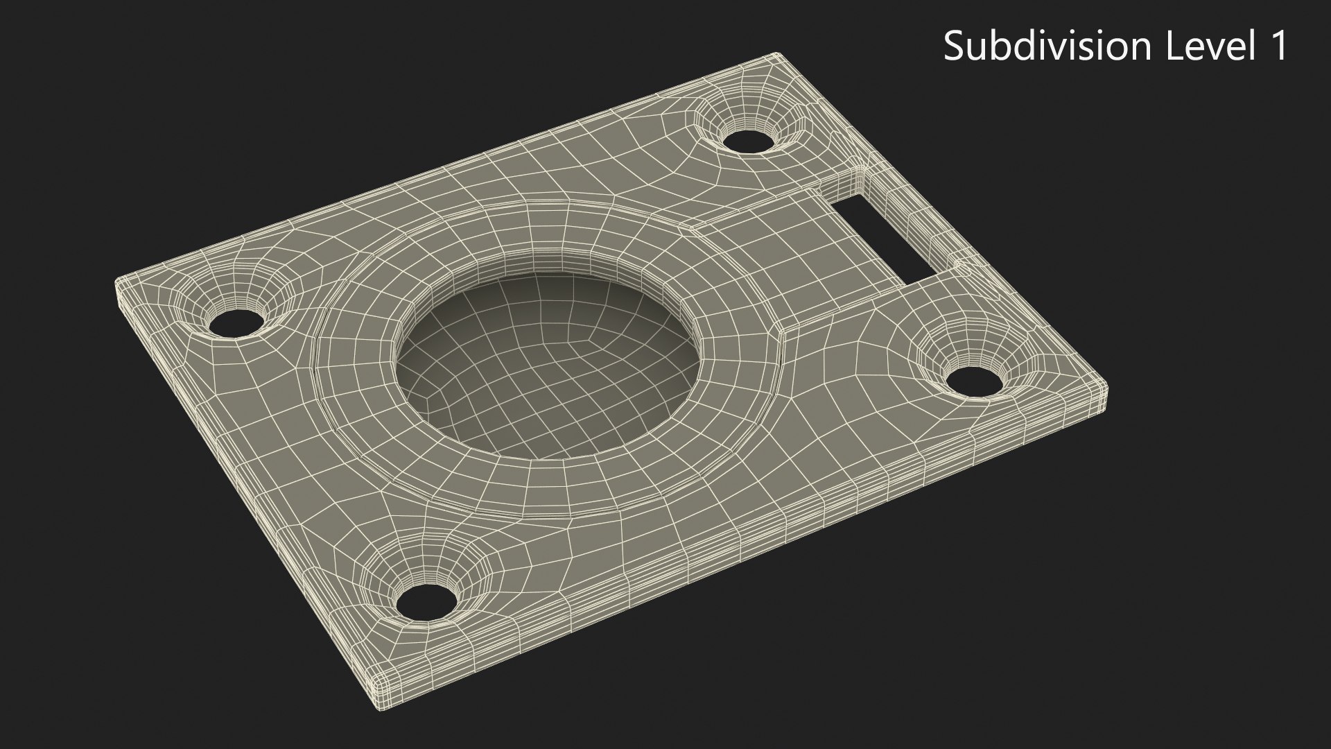 Kitchen Cabinet Handle Recessed Round Black 3D - TurboSquid 2222413