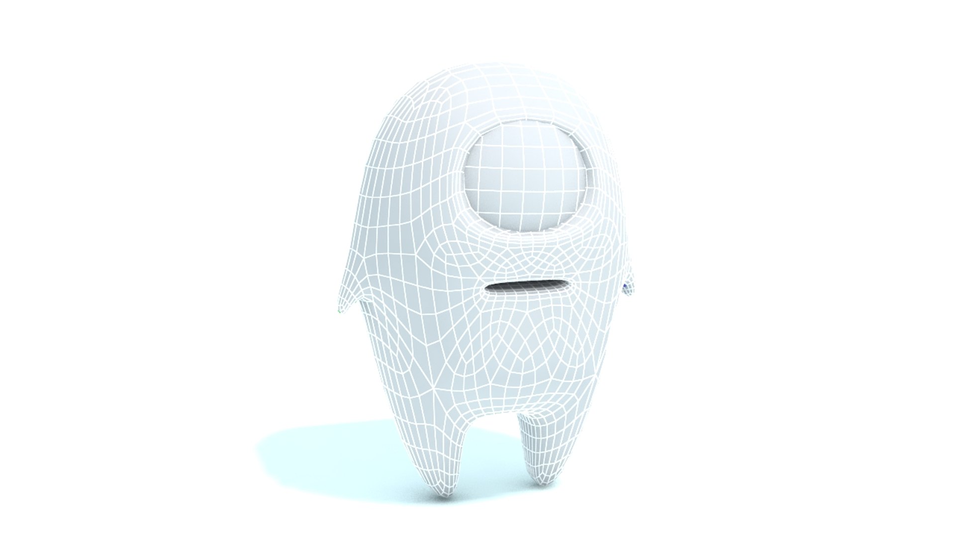 3d Max Mucus Cute Alien