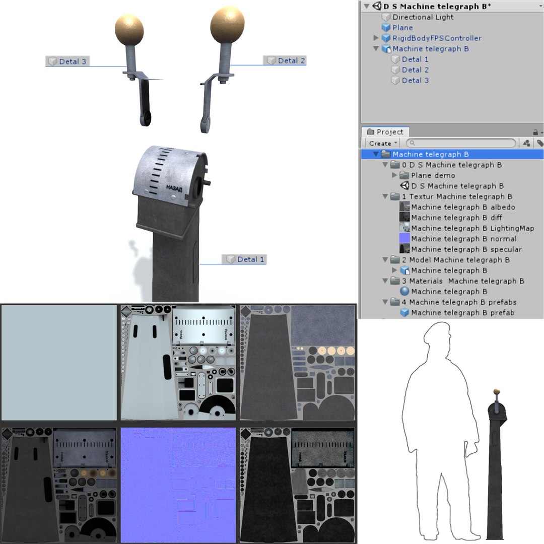 Machine Telegraph B Model - TurboSquid 1625579