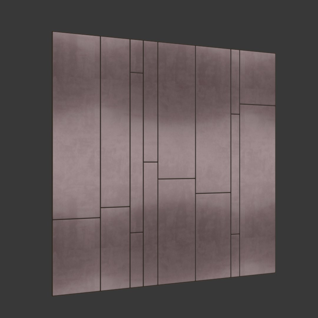 Wall Panel 02 3D - TurboSquid 1571107