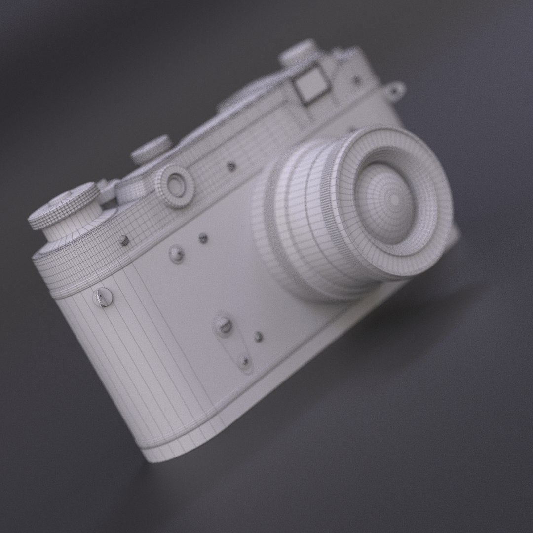3d Model Old Vintage Camera