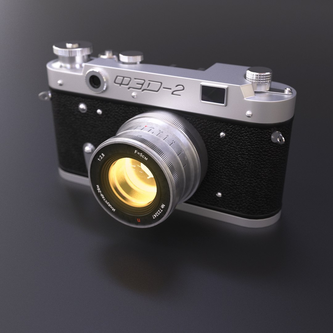 3d Model Old Vintage Camera