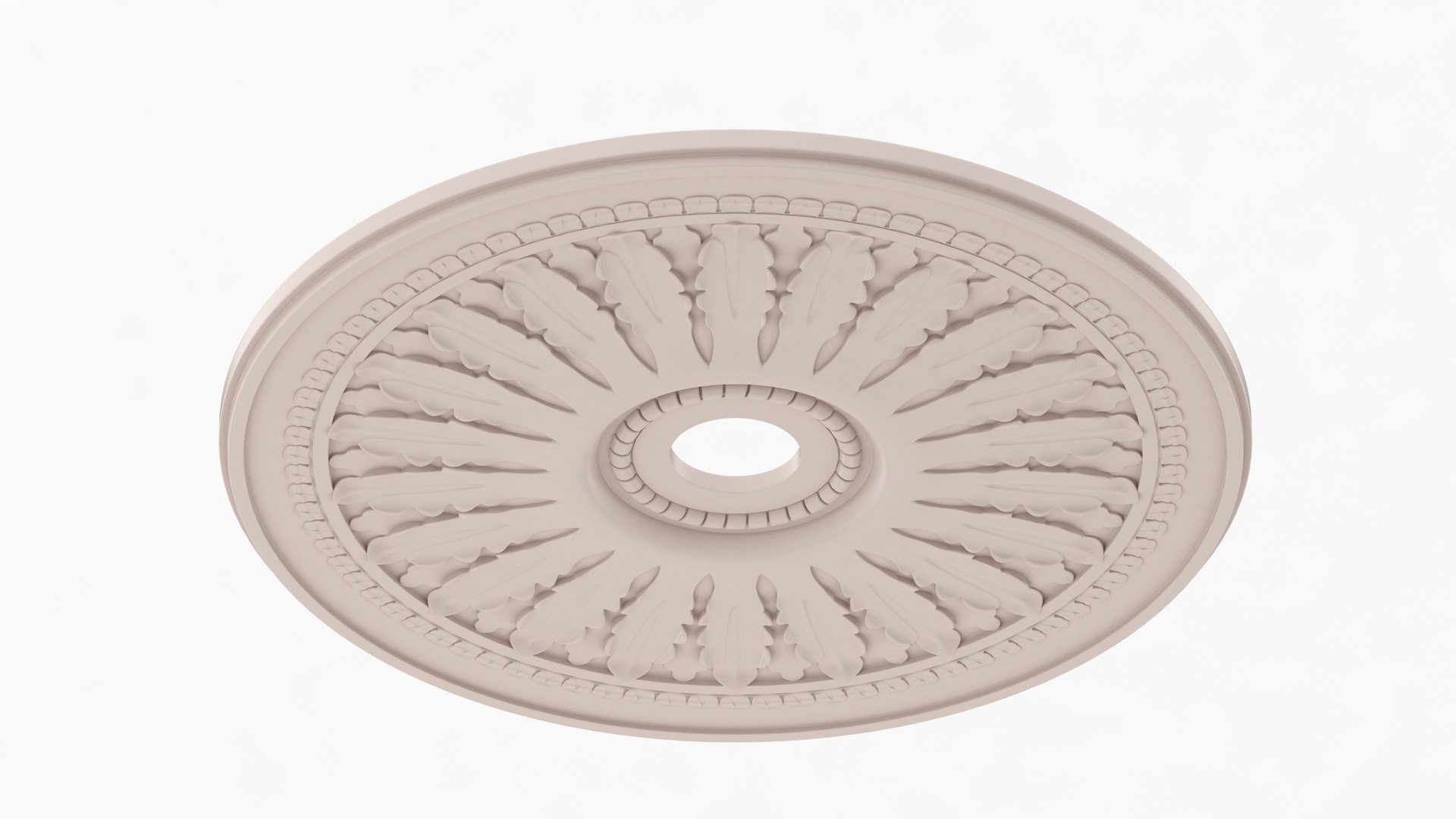 Classic Ceiling Medallion 20 3D Model - TurboSquid 1730570