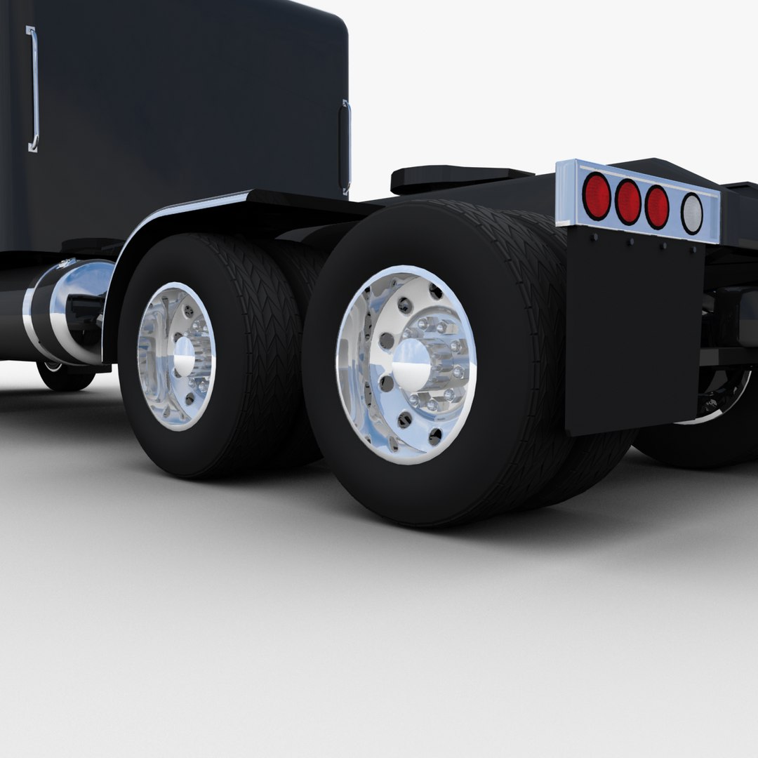 3d Model Tractor Unit Truck