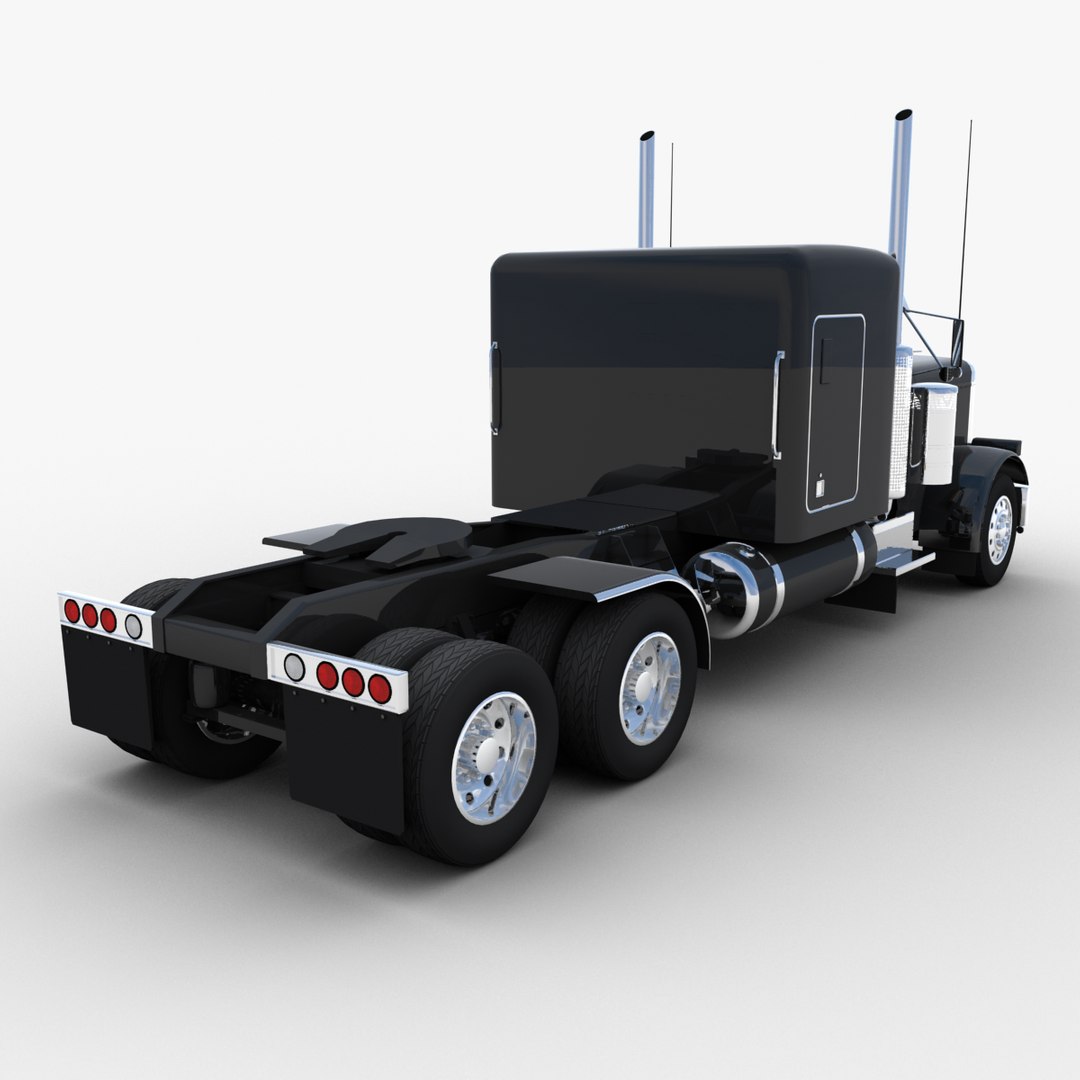 3d Model Tractor Unit Truck