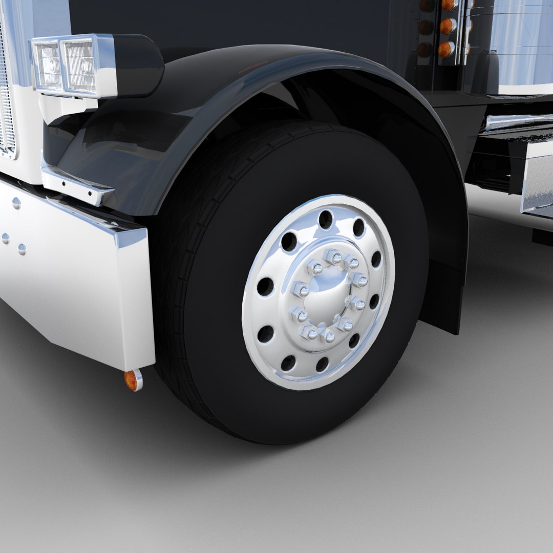 3d Model Tractor Unit Truck
