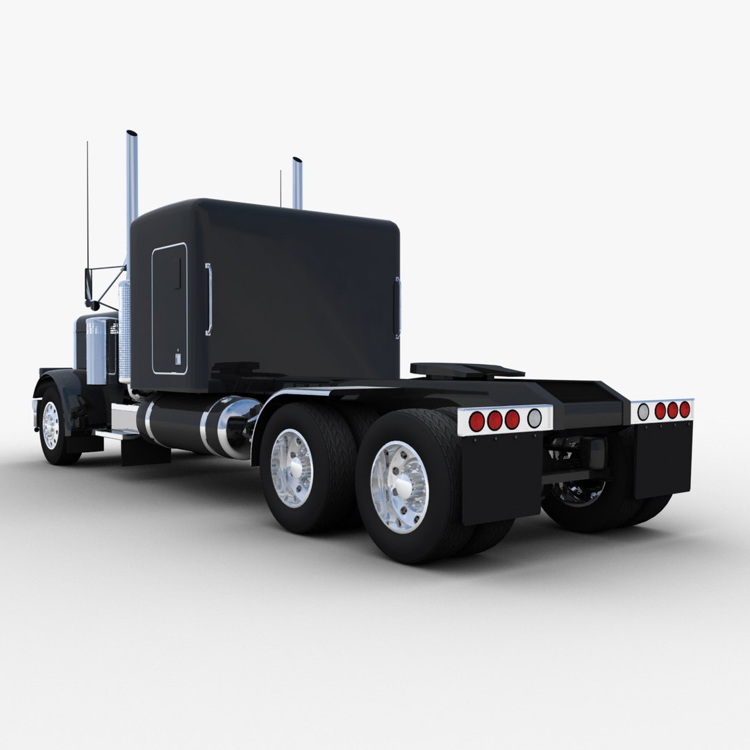 3d Model Tractor Unit Truck