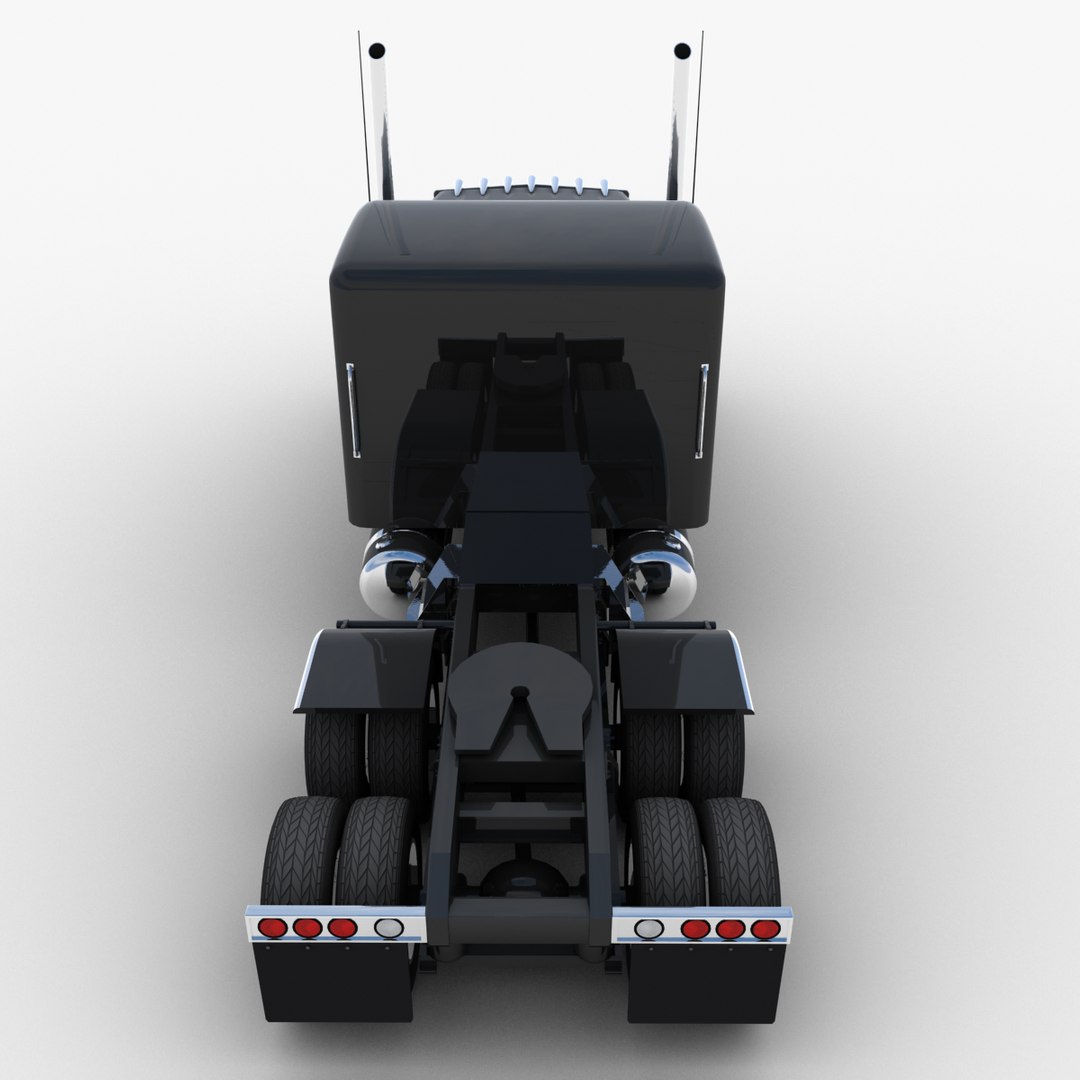 3d Model Tractor Unit Truck