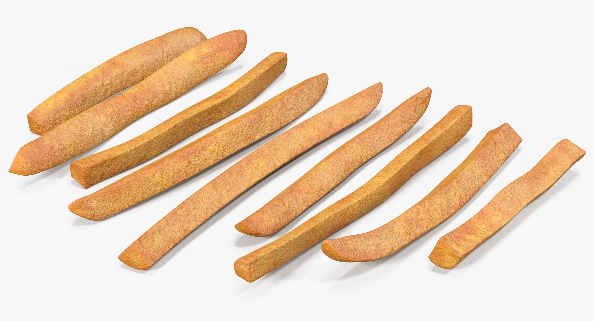 3D French Fries Model | 1148869 | TurboSquid