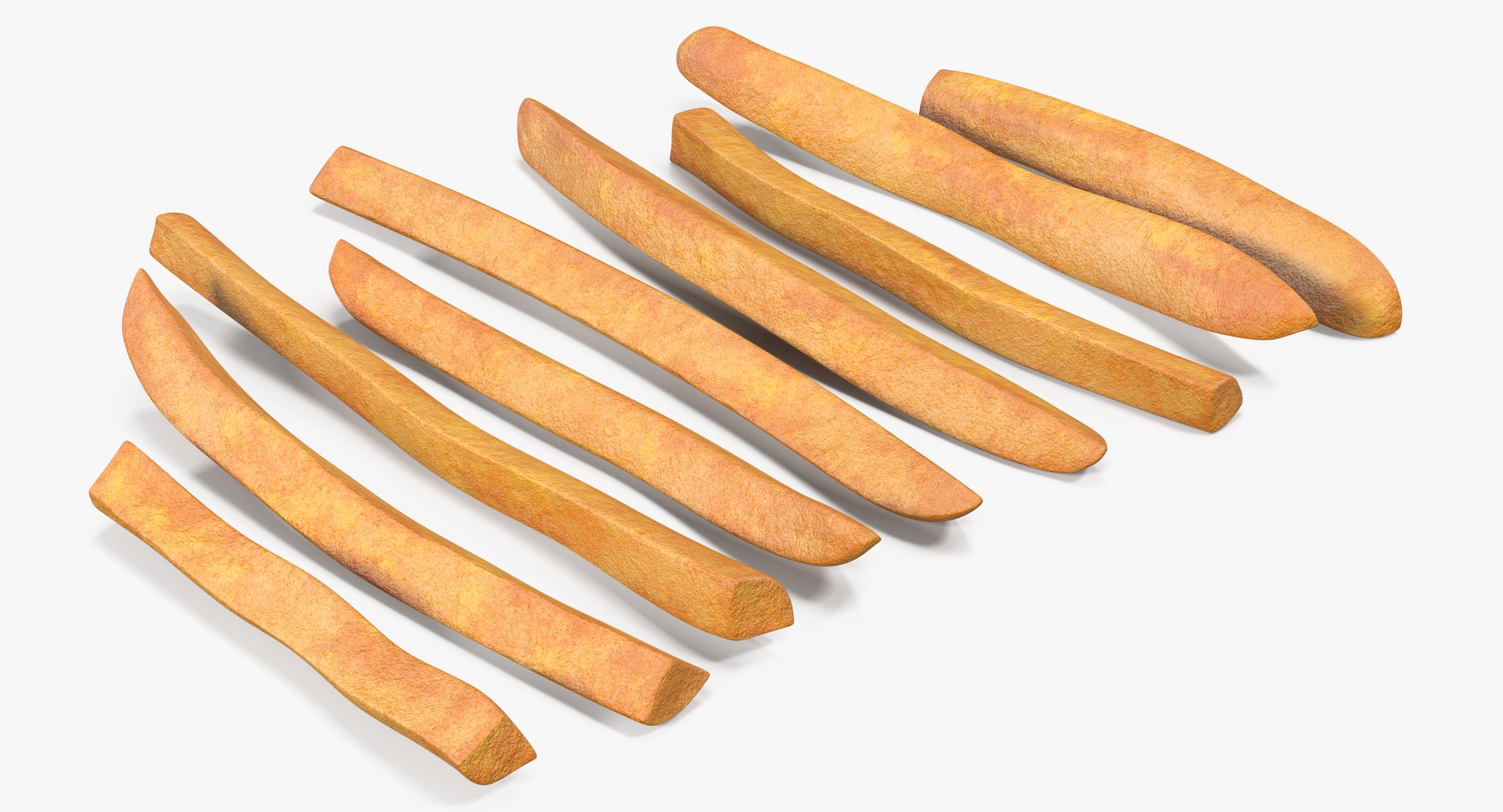 3D French Fries Model | 1148869 | TurboSquid