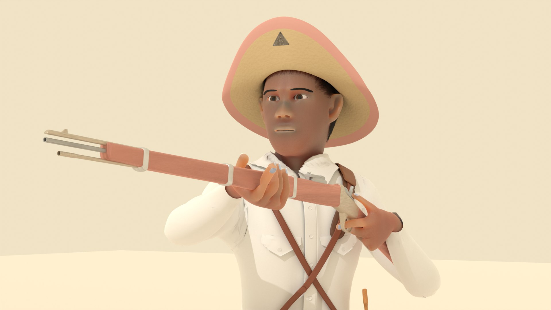 3D Filipino Katipunan Soldier 3D - TurboSquid 2061555