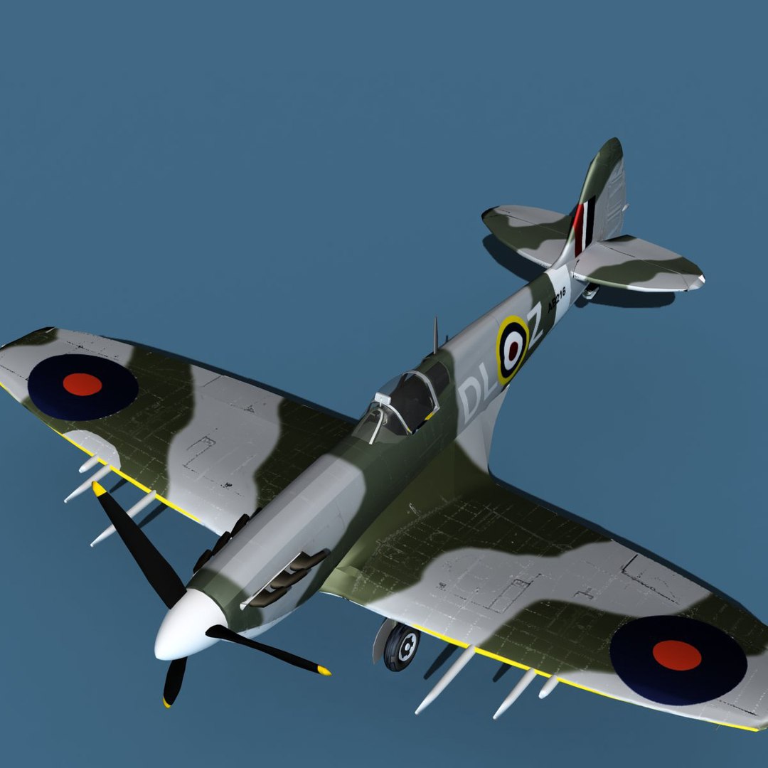 Supermarine Spitfire Mk5C V01 RAF 3D Model - TurboSquid 1925103