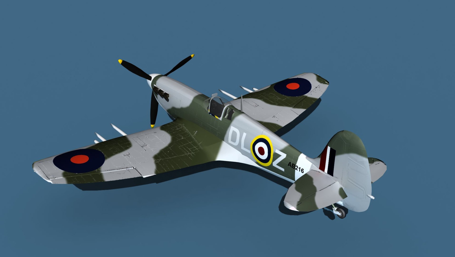 Supermarine Spitfire Mk5C V01 RAF 3D Model - TurboSquid 1925103