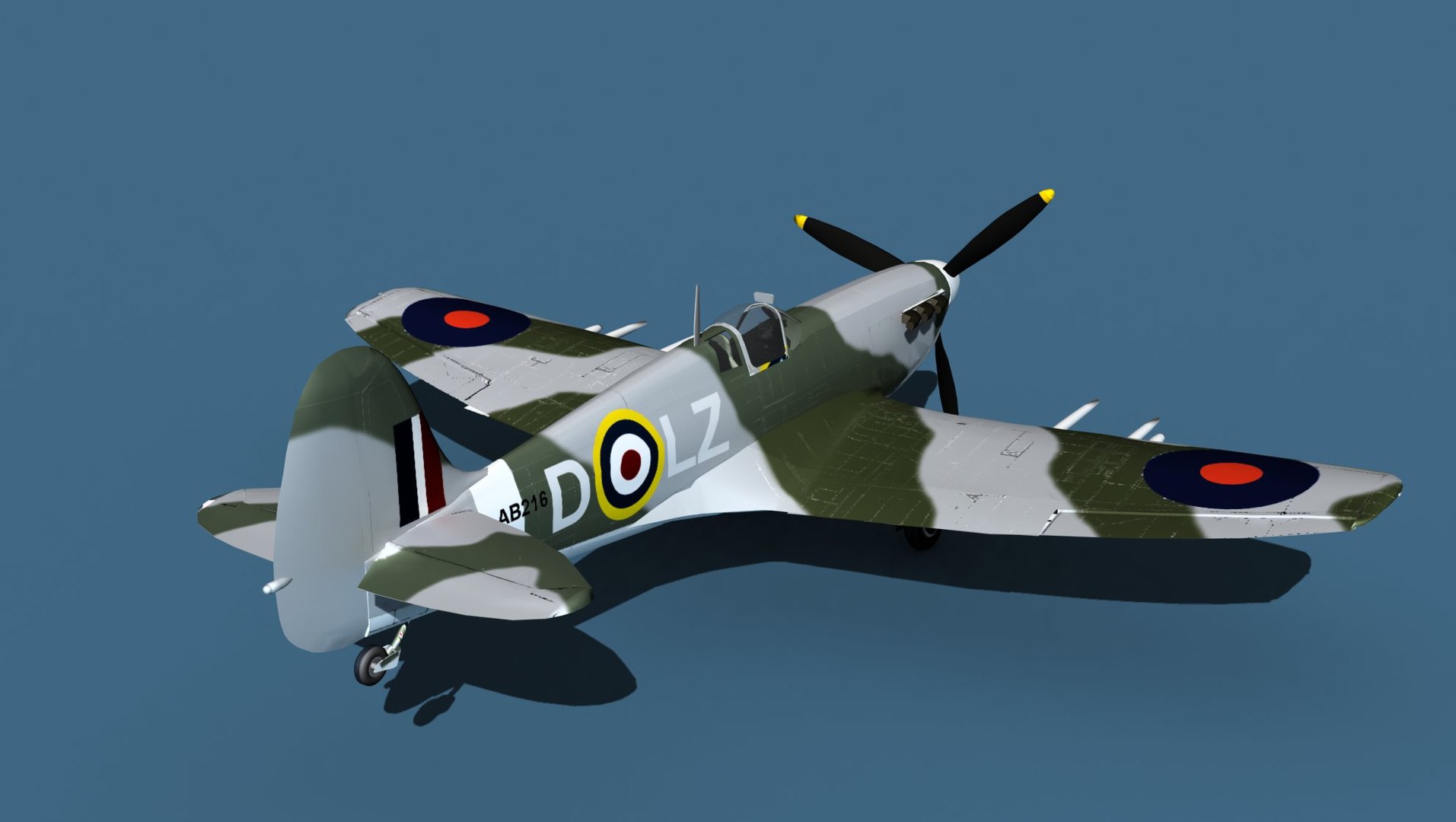 Supermarine Spitfire Mk5C V01 RAF 3D Model - TurboSquid 1925103