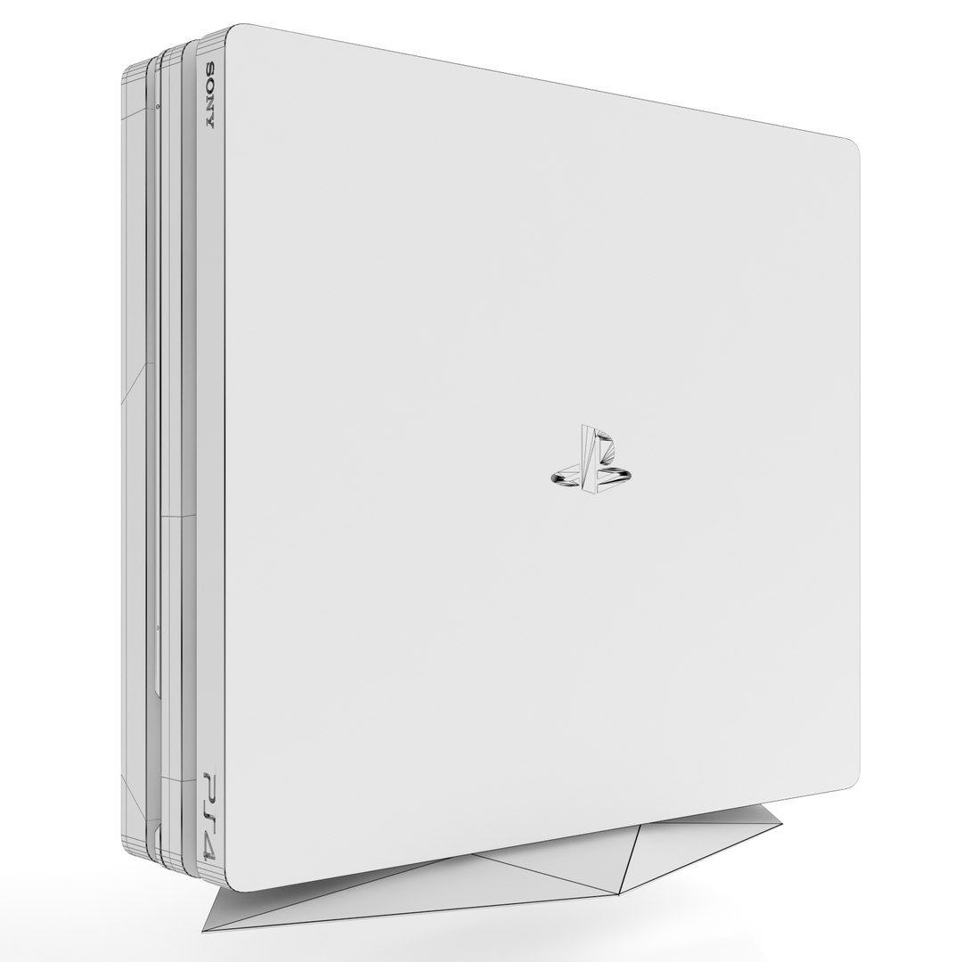 3D sony playstation 4 pro model - TurboSquid 1270647