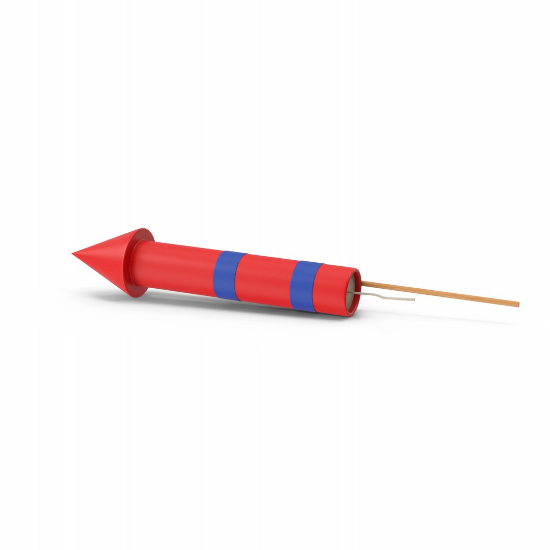 3D Firework Rocket - TurboSquid 1954829